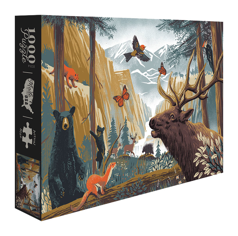 Lantern Press Forest Animals 1,000-Piece Jigsaw Puzzle | Cabela's